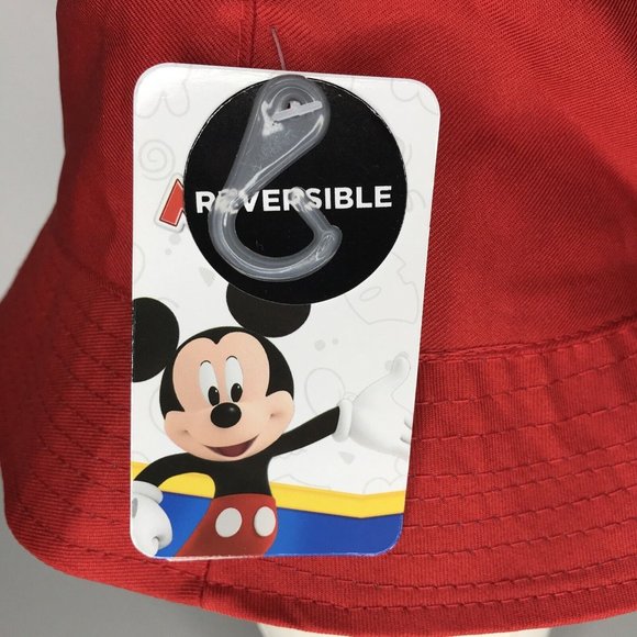 Disney | Accessories | Disney Kids Red Micket Mouse Bucket Hat Osfm New ...